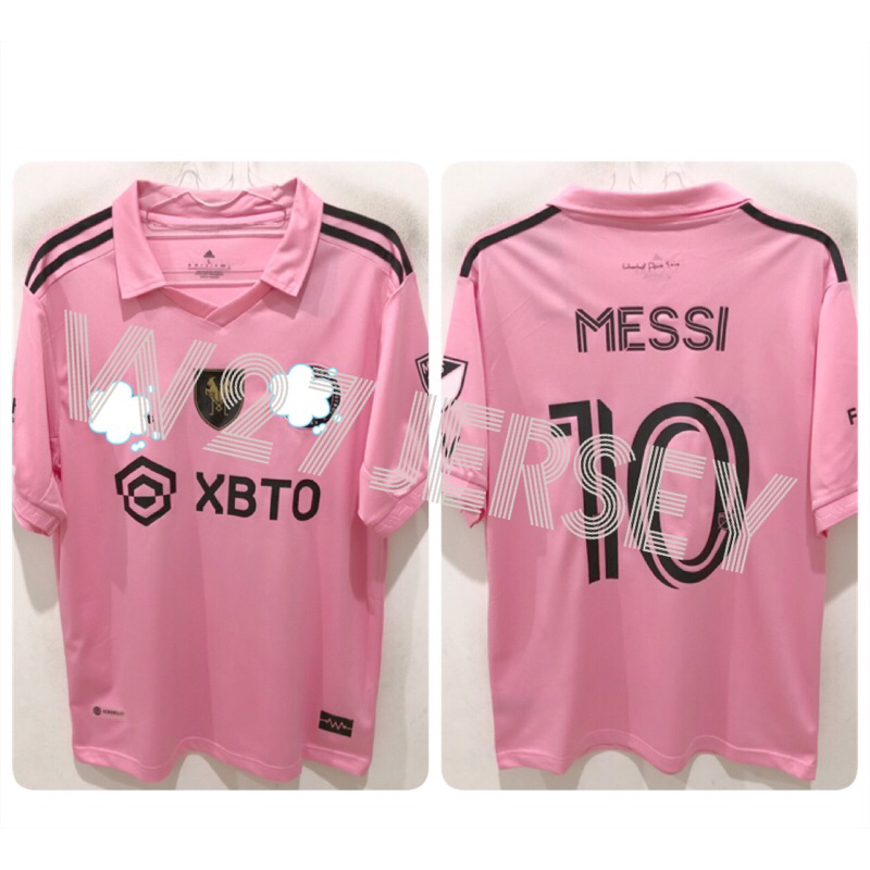 Jual JERSEY INTER MIAMI HOME 2023-2024 name player Messi + Patch ...