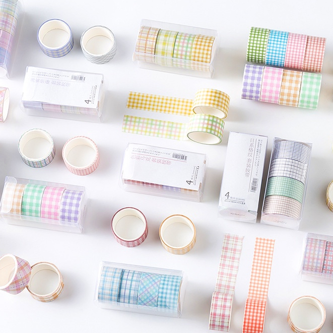 Jual 4 pcs selotip atau Washi Tape Lucu untuk Planner Decoration ...