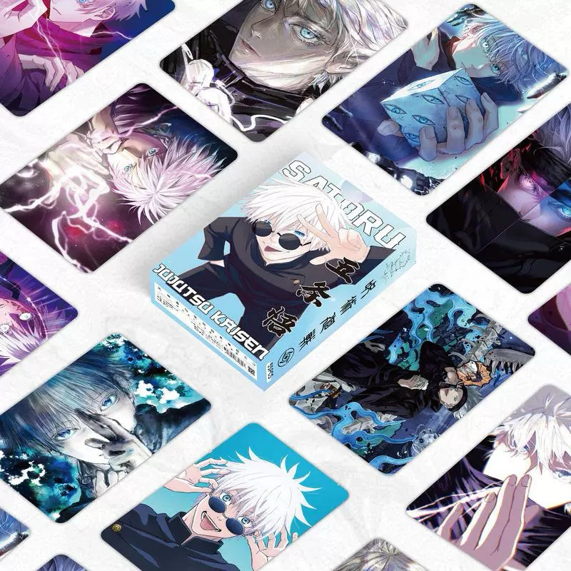 Jual READY [1 box isi 55pcs] NEW Photocard Lomo Card Satoru Gojo Anime ...