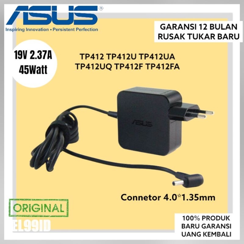 Jual Original Adaptor Charger Asus TP412 TP412U TP412UA TP412UQ TP412F ...