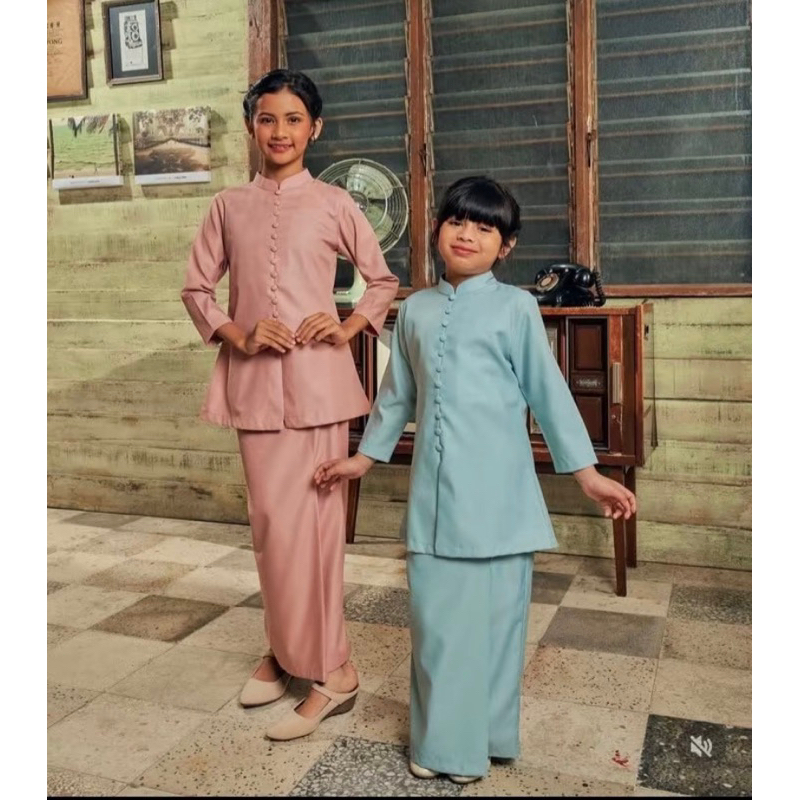 Jual ONE SET KURUNG MELAYU ANAK-satu setel kurung melayu anak oneset ...