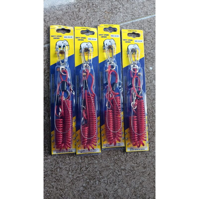 Jual safety spring lanyard for scaffolding elephant 8kg | Shopee Indonesia