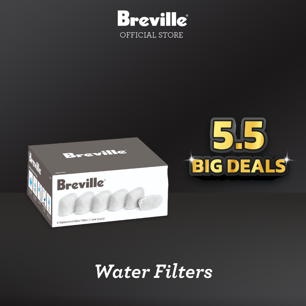 Jual Breville Replacement Water Filter (6 pcs) - for Breville Machine ...