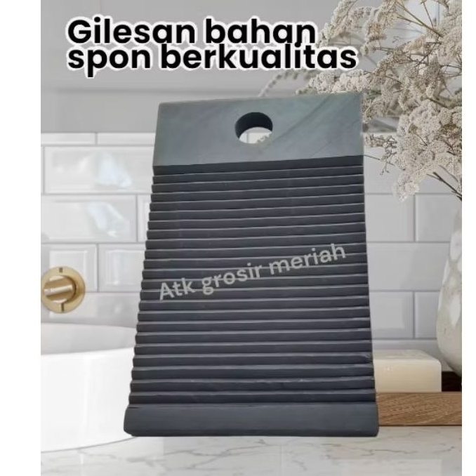 Jual PAPAN CUCI BAJU/PAPAN GILESAN KARET(SPON) | Shopee Indonesia