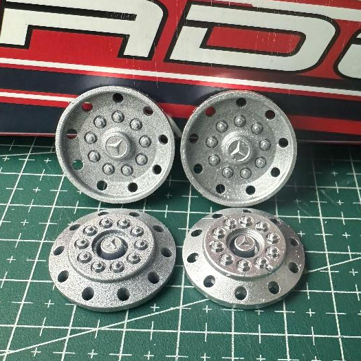 Jual Wheeldops Velg Alcoa Bus Jb5 Silver Depan dan belakang Edisi ...