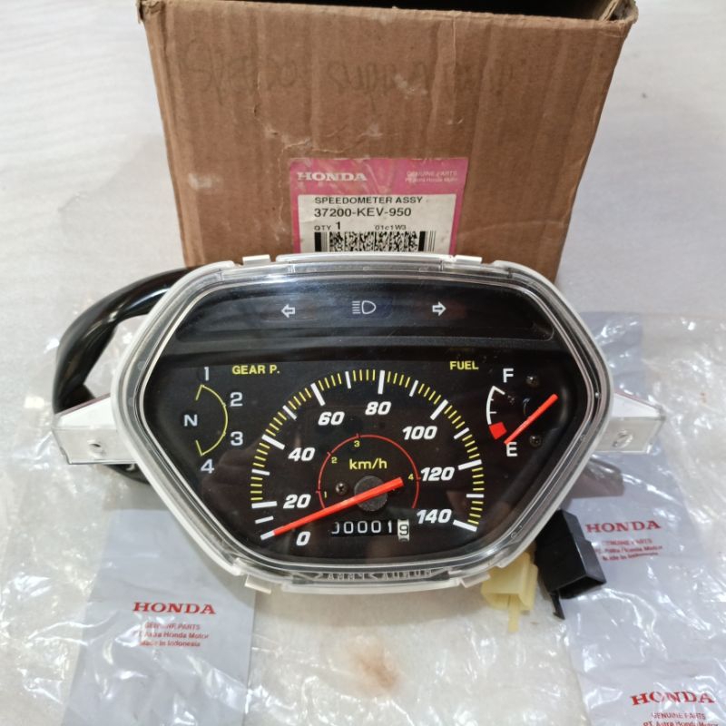 Jual SPEEDOMETER ASSY KILOMETER SPEDO METER HONDA SUPRA X 100 ORIGINAL | Shopee Indonesia