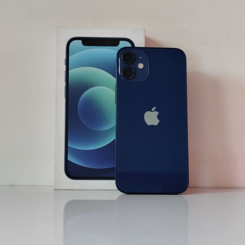 Jual iPhone 12 mini 128 iBox second warna biru | Shopee Indonesia