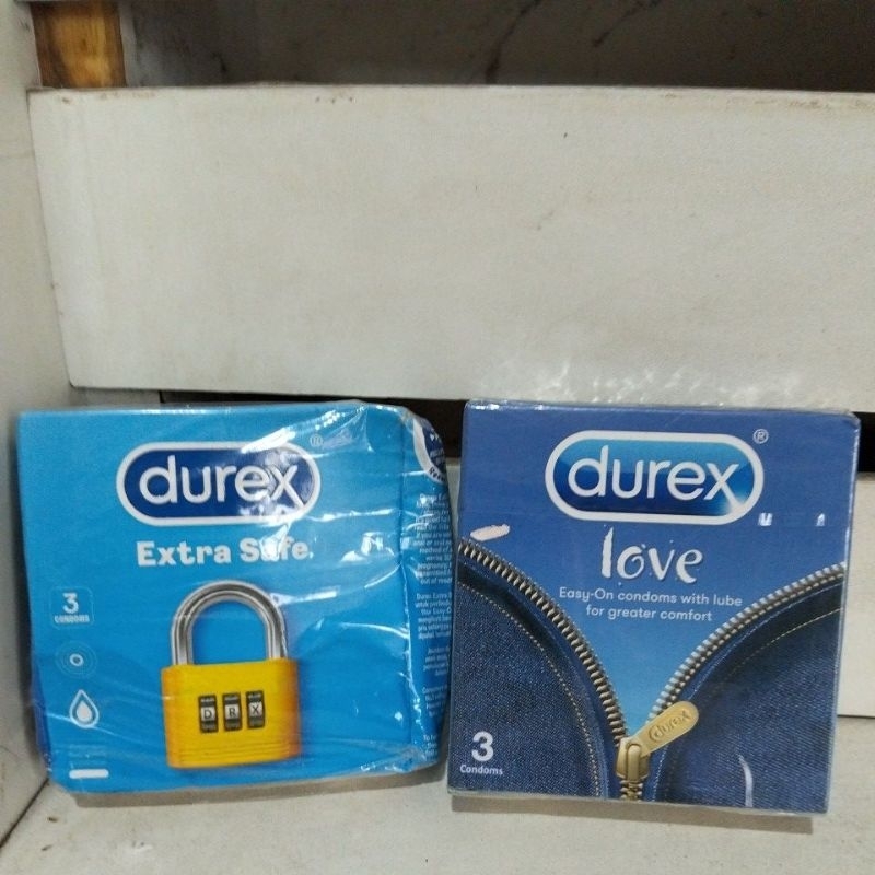 Jual Durex extra safe/love isi 3 ( minus dus penyok) | Shopee Indonesia