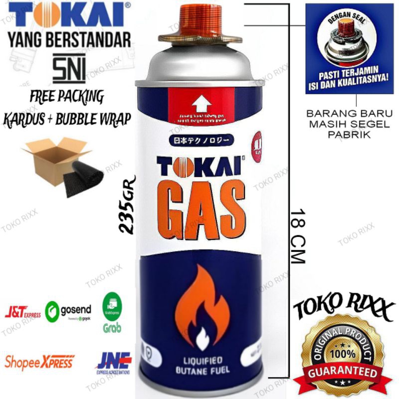 Jual GAS PORTABEL TOKAI ORIGINAL & BARU MASIH TERSEGEL PABRIK | Shopee ...