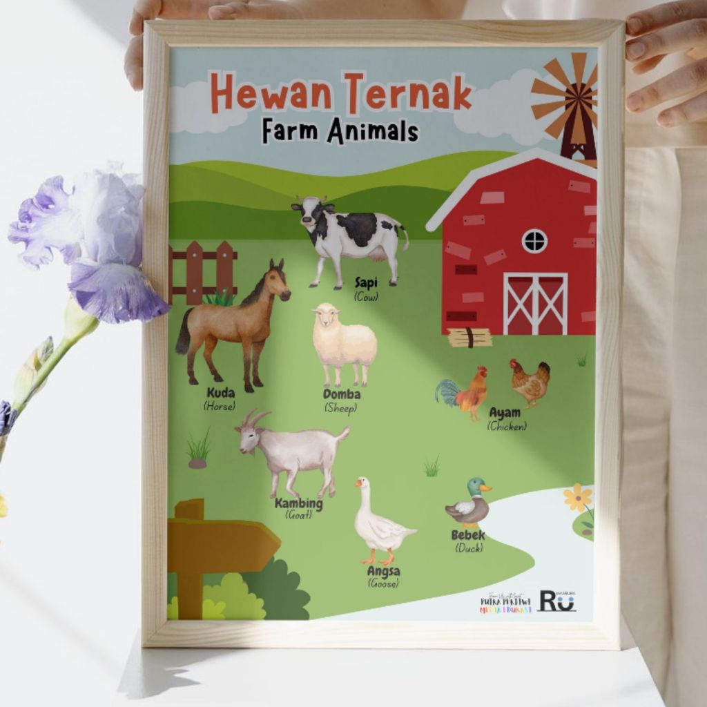 Jual Poster Edukatif Premium Beragam Glossy Anak Sekolah Belajar ...
