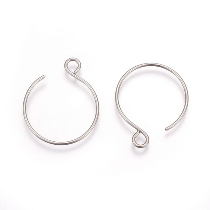 Jual 304 stainless steel loop hooks ear wire | Kaitan anting | Shopee ...
