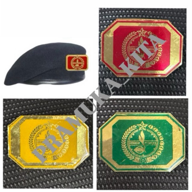 Jual Tatop Pramuka FIBERGLASS EMBLEM BARET BONI PUTRA PUTRI Penggalang ...