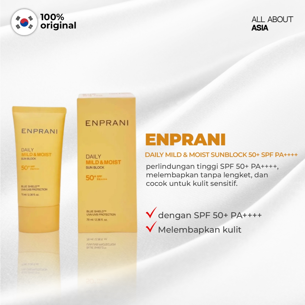 Jual Enprani Daily Mild and Moist Sunblock 100% Original | Shopee Indonesia
