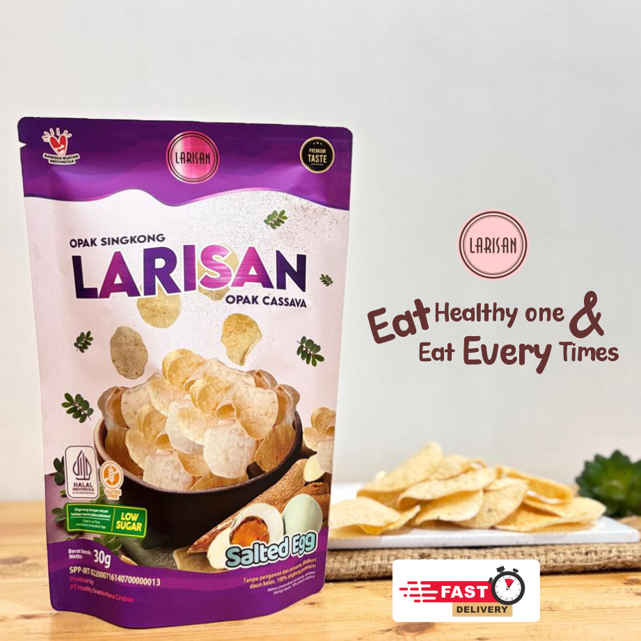 Jual LARISAN Opak Singkong Salted Egg 50g | Bumbu Telur Asin Premium ...