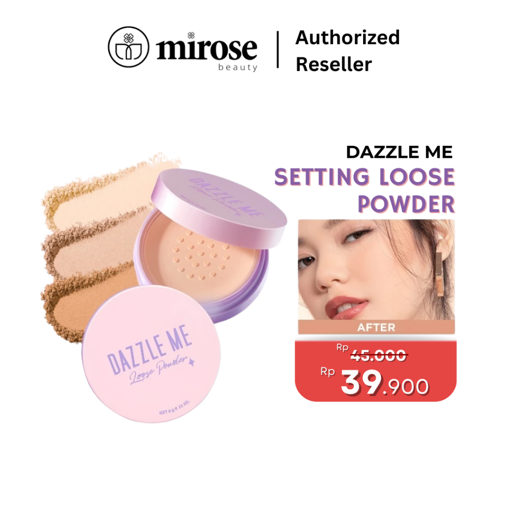 Jual DAZZLE ME Always Setting Loose Powder | Soft Smooth Long Lasting ...