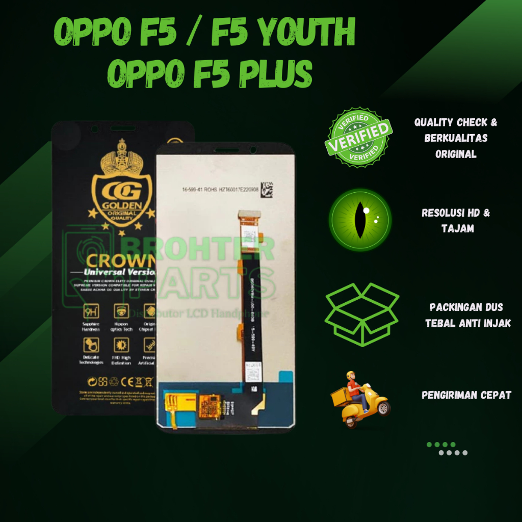 Jual LCD OPPO F5 / F5 YOUTH / F5 PLUS TOUCHSCREEN FULLSET COMPLETE ...