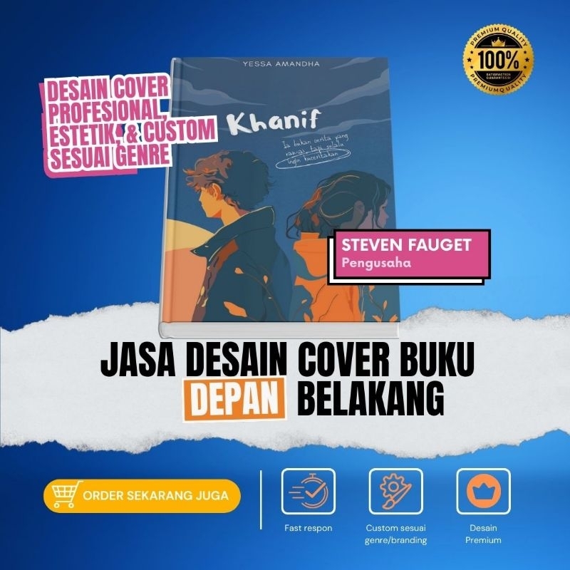 Jual JASA DESAIN COVER BUKU | Desain Cover Profesional, Estetik, & Custom Sesuai Genre | Shopee ...
