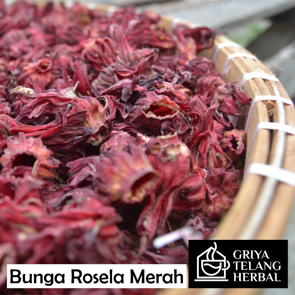 Jual Bunga Rosela Merah Kering 150gr | Shopee Indonesia