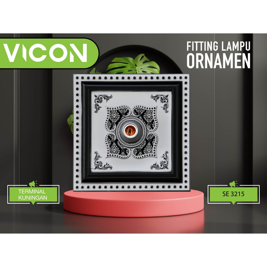 Jual VICON Fitting Lampu Ukuran 30cm - Fitting Lampu Ornamen | Shopee ...