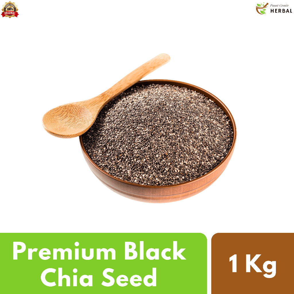 Jual Chia Seeds Untuk Diet 1 Kg Black Chia Seed Organic Original Biji ...