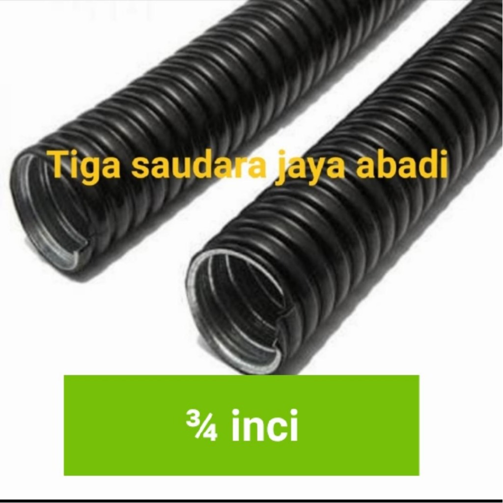 Jual flexible metal conduit 3/4 inch selang pelindung kabel outdoor-indoor | Shopee Indonesia