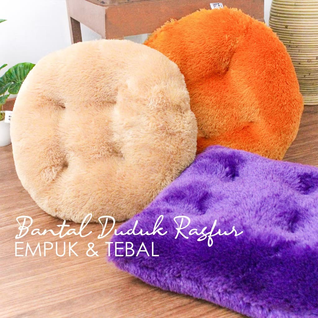 Jual BANTAL DUDUK RASFUR TERMURAH MODEL KOTAK ATAU BULAT PREMIUM EMPUK ...