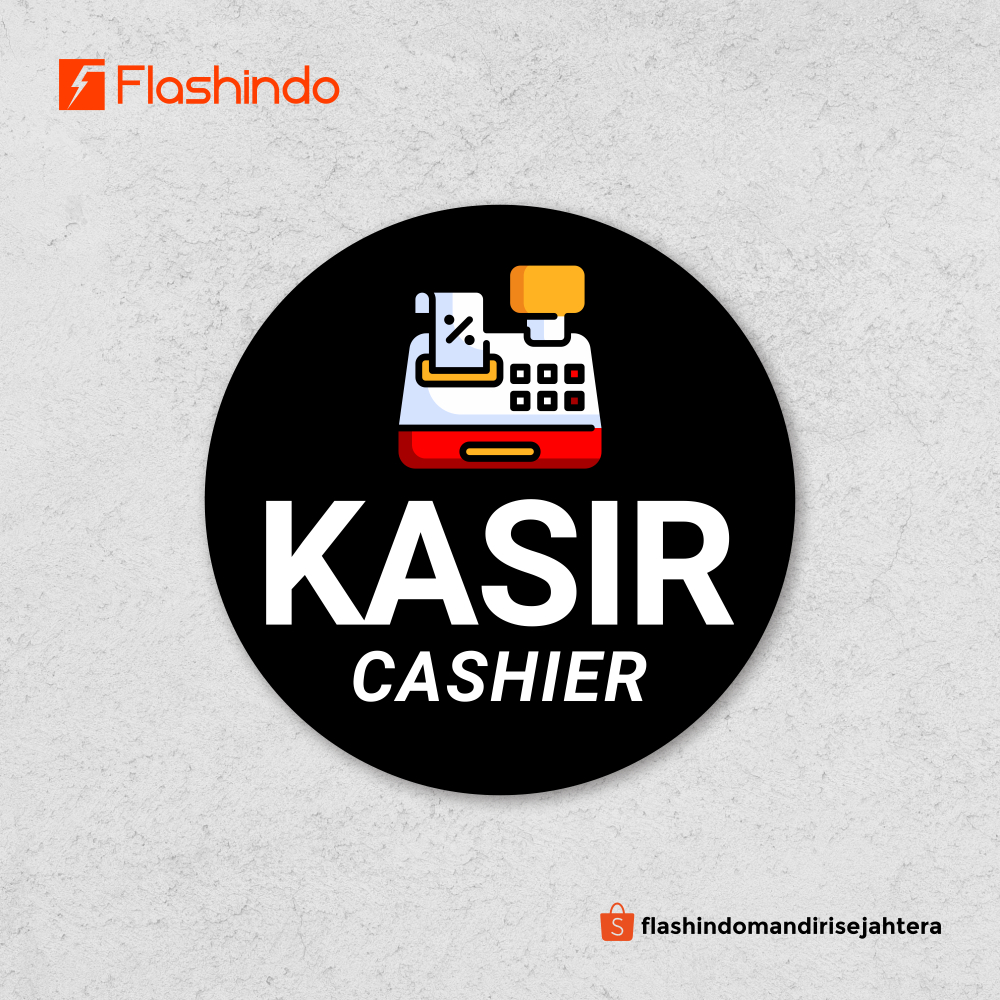 Jual Signboard / Signage Papan Akrilik Kasir Cashier | Sign Display ...