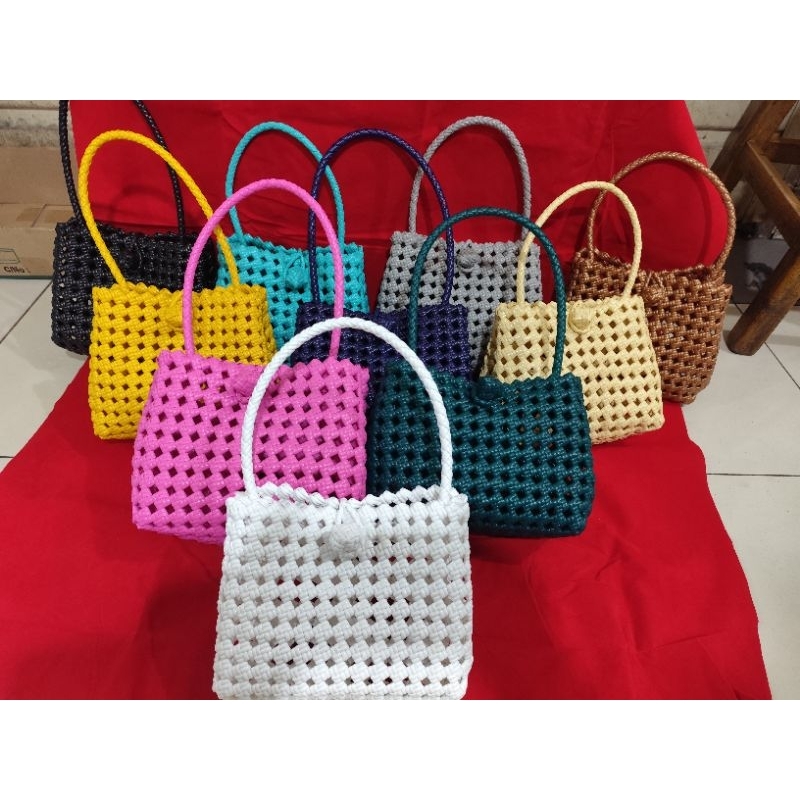 Jual tas anyaman jali new model the best size mini bagus isi 1 pcs ...