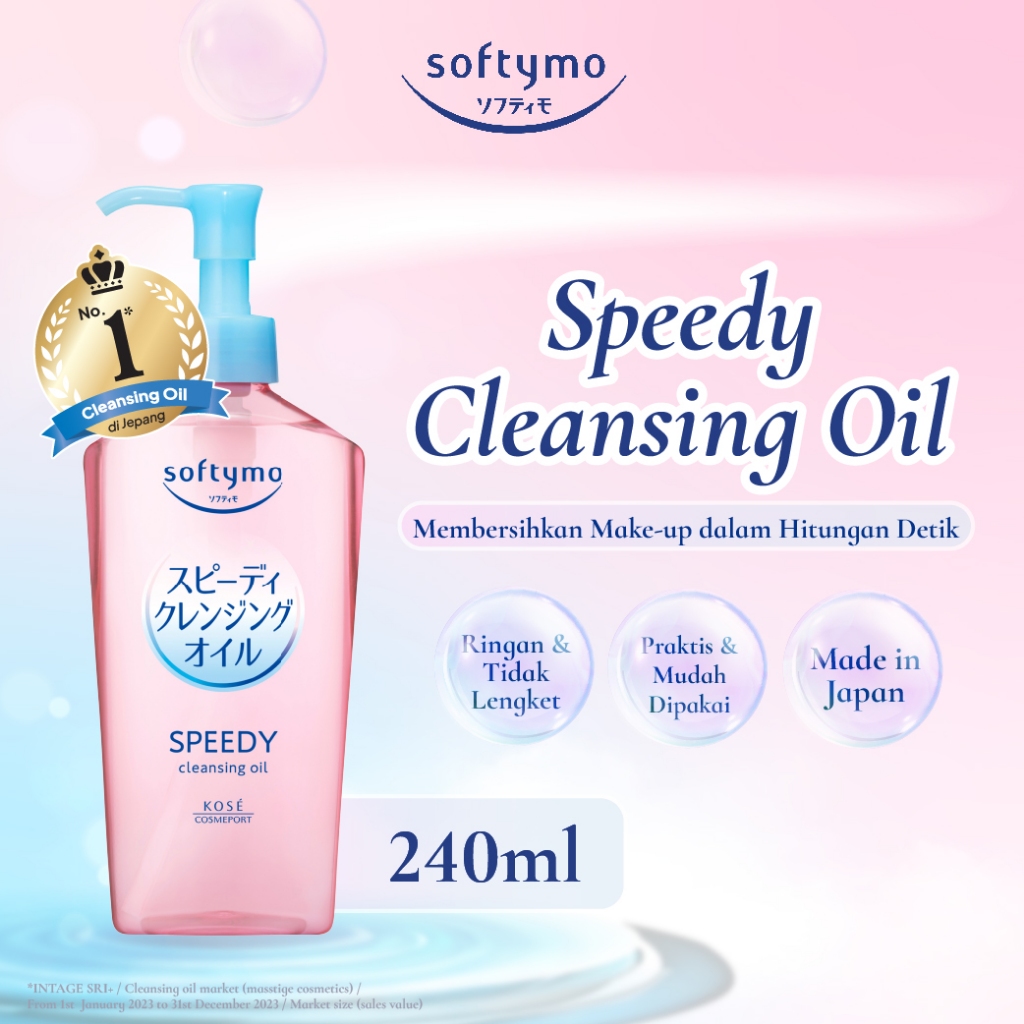 Jual KOSE SOFTYMO Speedy Cleansing Oil 240ml (Makeup Remover ...