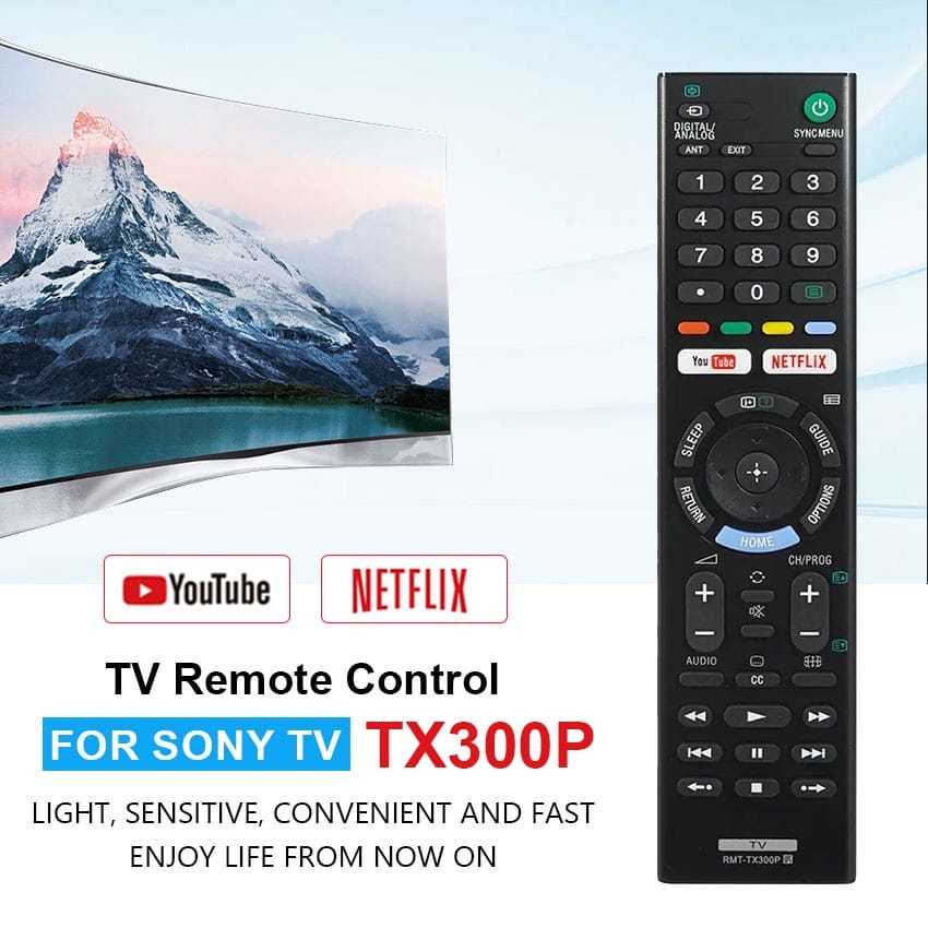 Jual remote tv sony led remot tv sony bravia smart tv TX-300P | Shopee ...