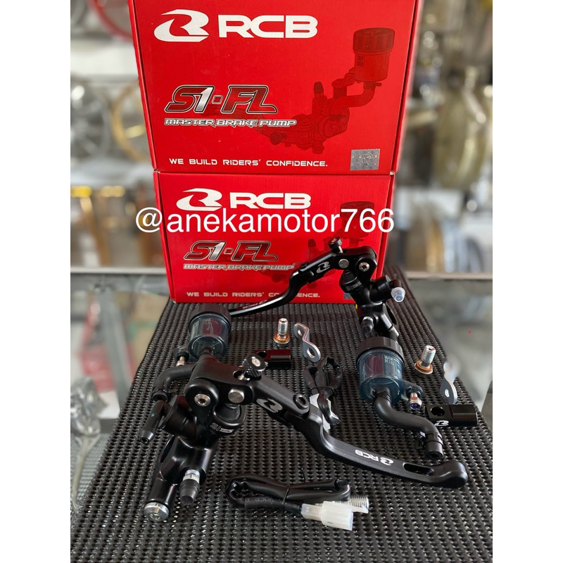 Jual MASTER REM RCB S1 FL FACE LIFT (17 MM) UNIVERSAL BLACK XMAX NMAX ...
