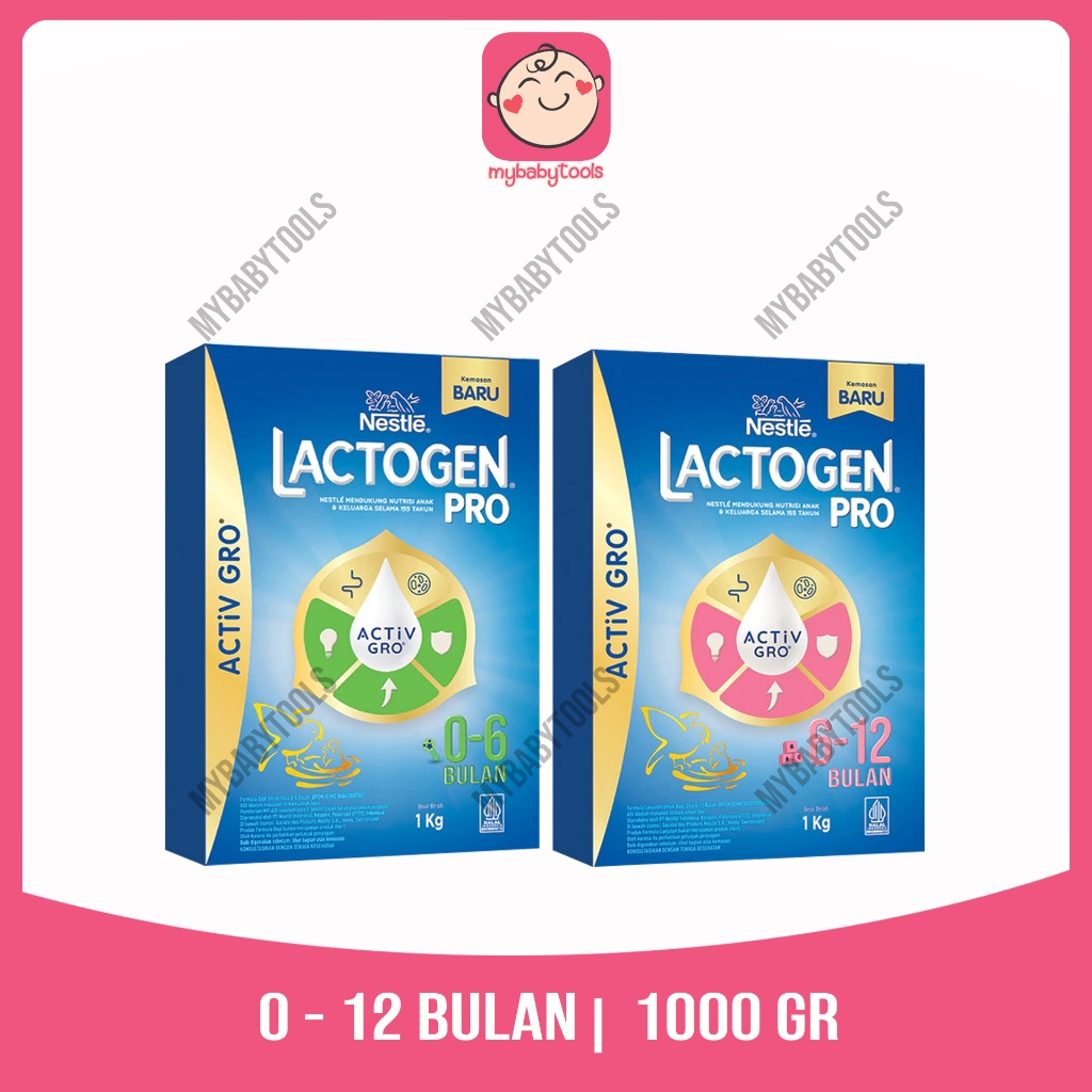 Jual Nestle LACTOGEN PRO 0-6 Bulan 6-12 Bulan Box 1 kg Susu Formula ...
