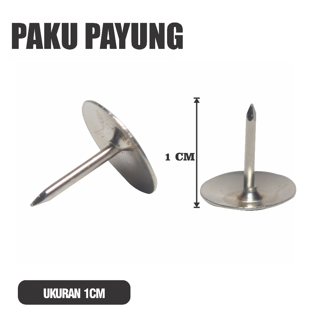 Jual (1 PCS / 1 KOTAK KECIL) PAKU PINES KECIL / PAKU PAYUNG KECIL ...