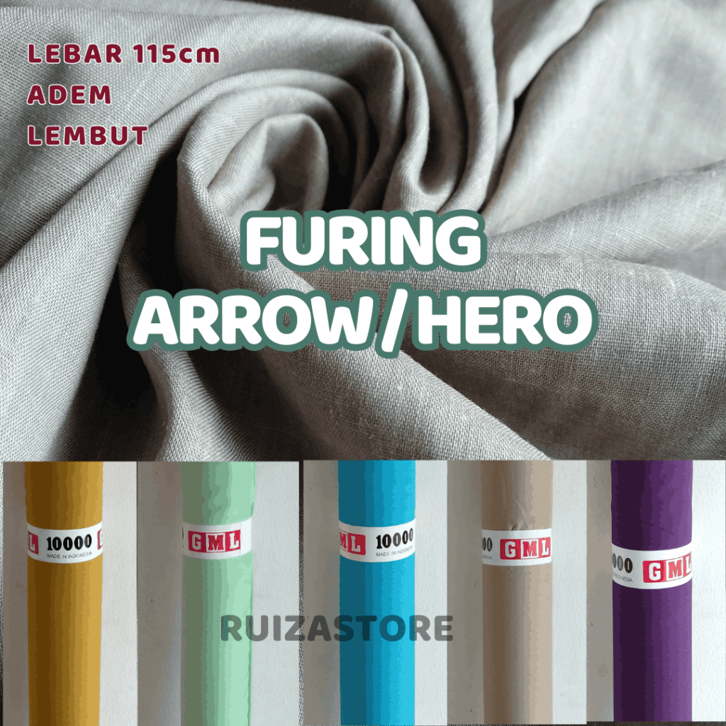 Jual Kain Furing Hero Ero Arrow - Kain pelapis untuk pakaian - Kain ...
