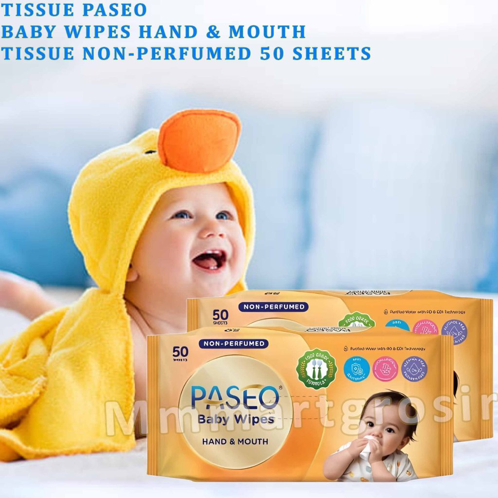 Jual Tissue Paseo / Tissue Basah Baby / Baby Wipes Hand & Mouth / Isi ...