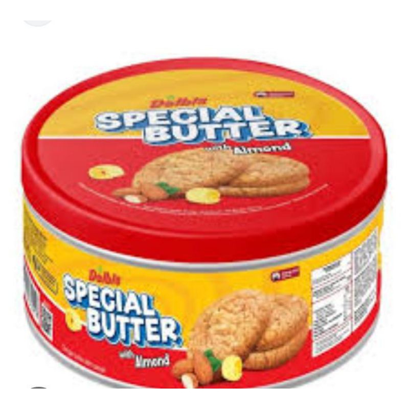 Jual Biskuit Delbis Special Butter With Almond Kaleng | Shopee Indonesia