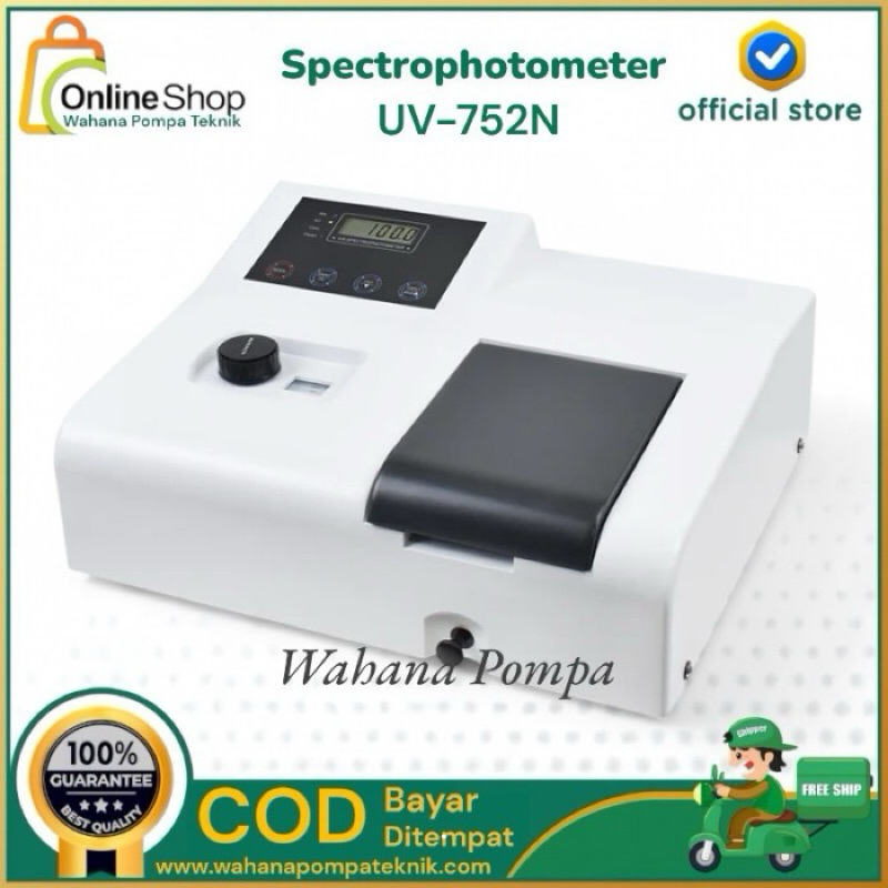 Jual UV Visible Spectrophotometer UV-752N Vis Spektrofotometer Lab UV752N | Shopee Indonesia
