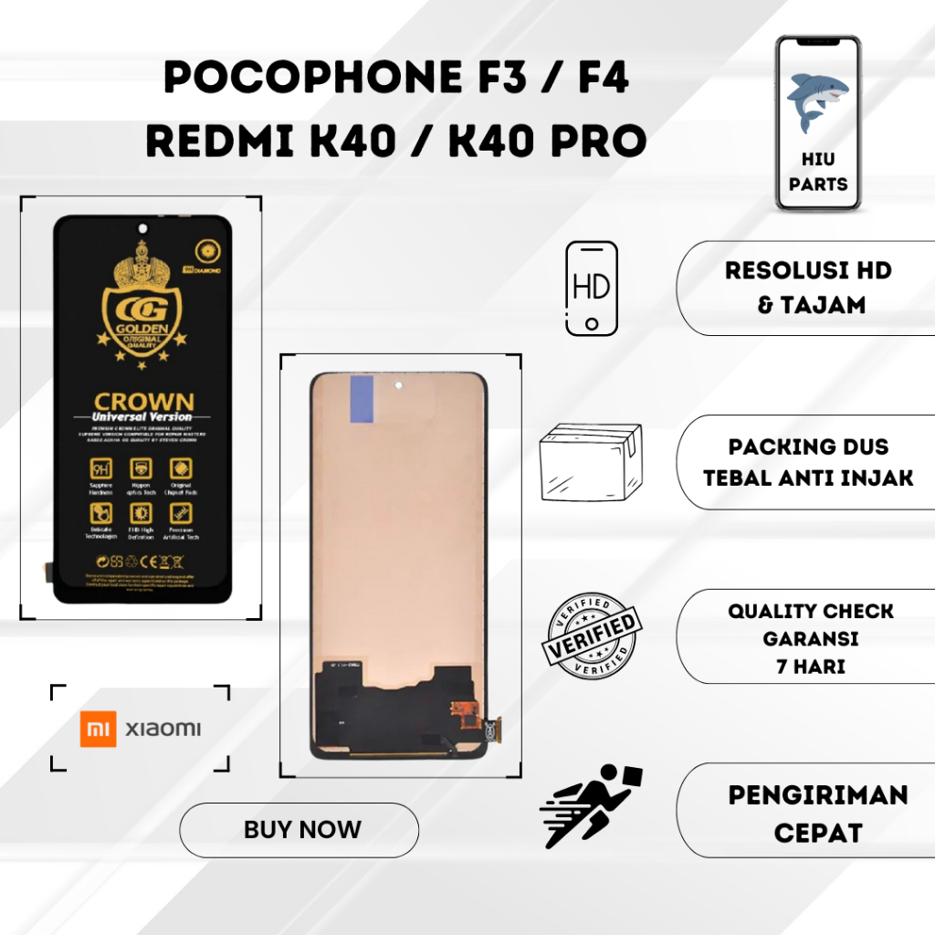 Jual LCD POCOPHONE POCO F3 / F3 PRO / F4 / REDMI K40 / K40 PRO FULLSET TOUCHSCREEN COMPLETE ...