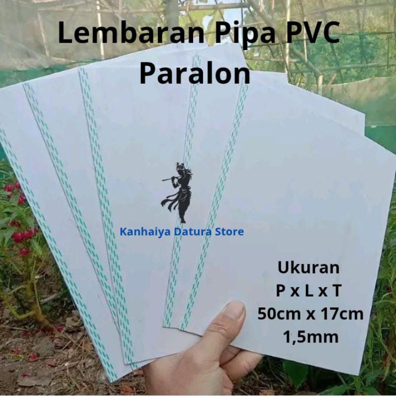 Jual lembaran/lempengan Pipa pralon/pvc 50cm x 17cm | Shopee Indonesia