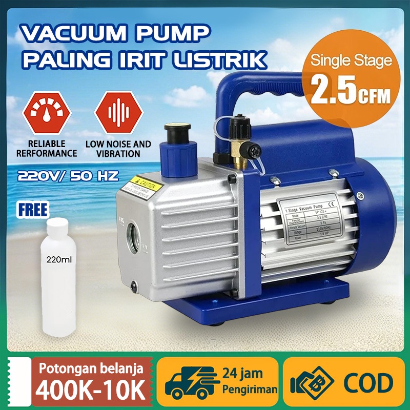 Jual Vacuum Pump AC Air / 220V-50 HZ Mesin Pompa Vacuum 1/4 hp Orion VP ...