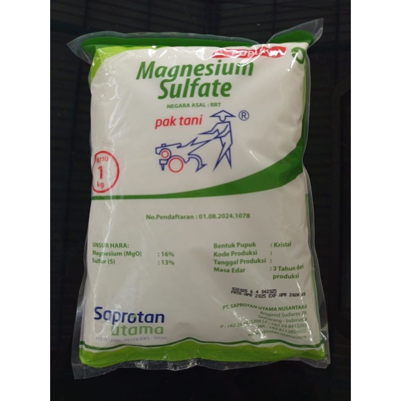 Jual Magnesium Sulfat Pak Tani @1kg | Shopee Indonesia