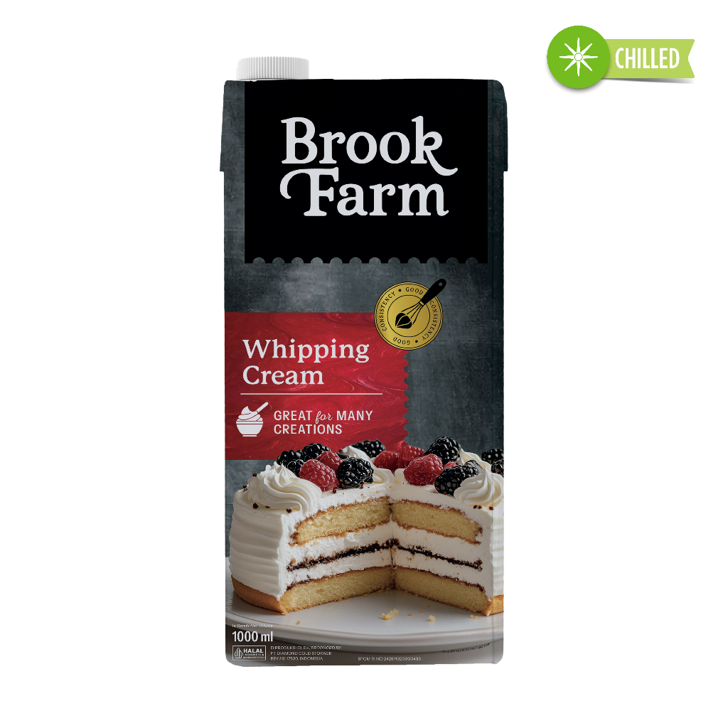Jual BROOKFARM WHIPPING CREAM 1000 ML | Shopee Indonesia