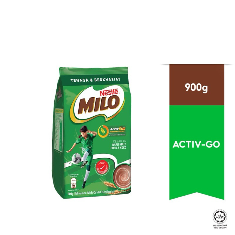 Jual Milo Activ Go HCL 900gr Asli Malaysia | Shopee Indonesia