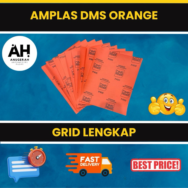 Jual AMPLAS DUCO DMS PREMIUM ORANGE (GRID LENGKAP) | Shopee Indonesia