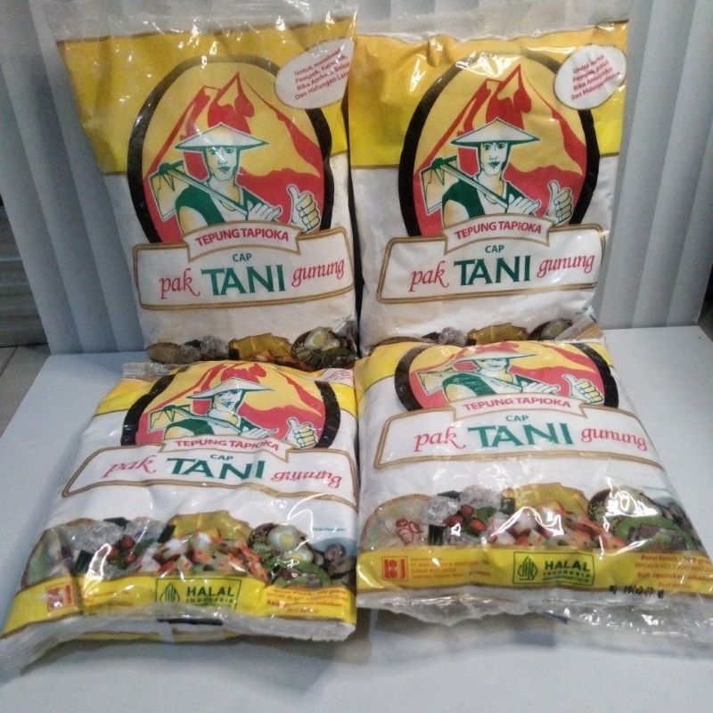 Jual pak tani gunung tepung tapioka kemasan 500 gram | Shopee Indonesia