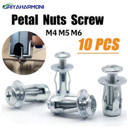 Jual 10PCS Jack Nut - Rivet Plat Metal Mur Baut Drat Sekrup Fisher M4 ...