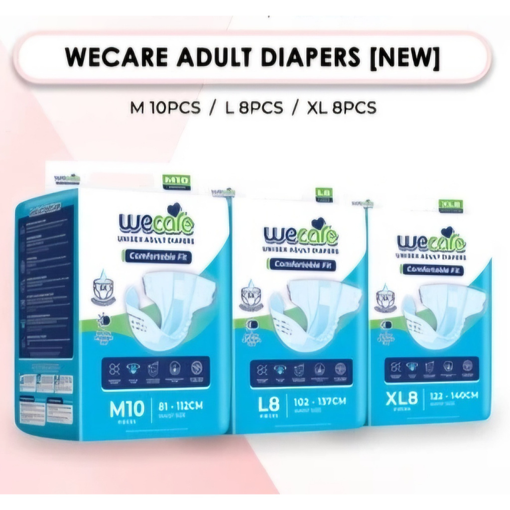Jual WeCare Adult Diapers Size M10/L8/XL8 - Pempers Popok Dewasa/Manula/Tipe Perekat | Shopee ...