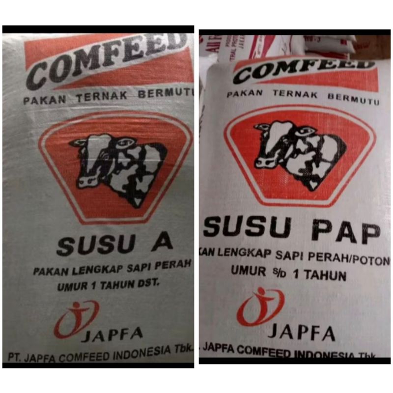 Jual Comfeed SUSU PAP ANAKAN DAN SUSU A INDUKAN PELLET untuk pakan kambing sapi dan hewan ...
