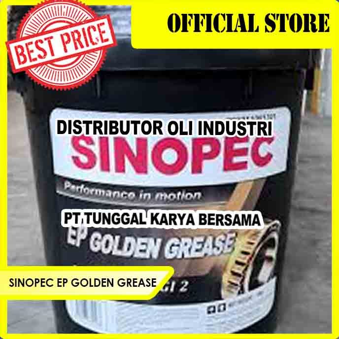 Jual SINOPEC EP GOLDEN ( NLGI 3 - Ready Stock ) | Shopee Indonesia