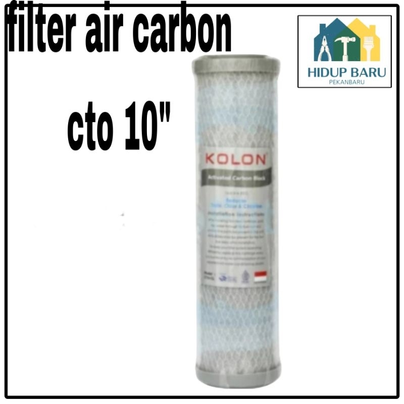 Jual CTO Carbon Block 10” - Cartridge Filter Air 10 Inch | Shopee Indonesia
